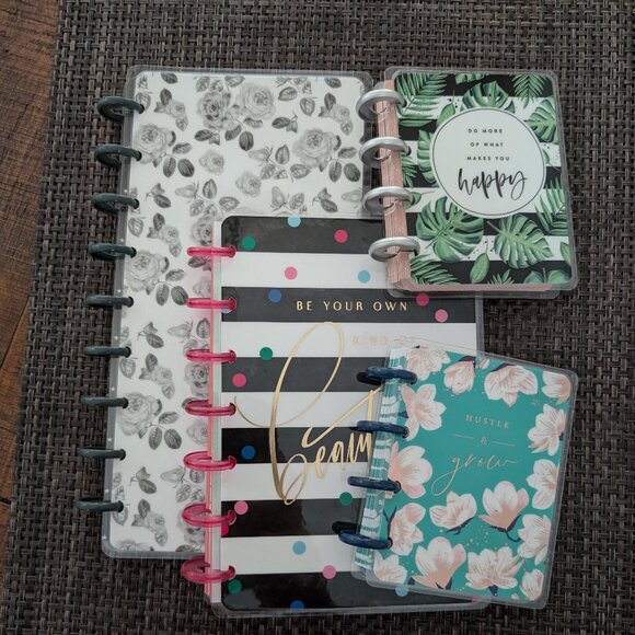 Happy Planner | Office | Bundle Of 4 Happy Planner Disc Bound Notebooks ...